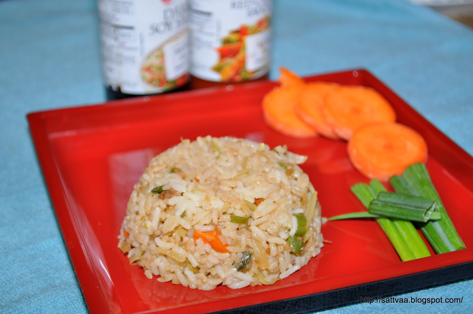 Sattvaa: Vegetable fried rice - a continental favorite