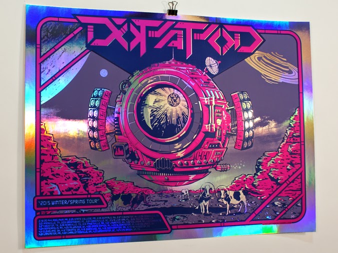 INSIDE THE ROCK POSTER FRAME BLOG: Darin Shock Dopapod Tour Poster Release