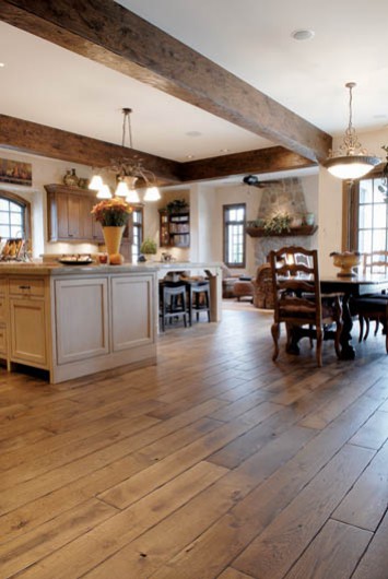 ESTILO RUSTICO: PISOS DE MADERA TRATADA PARA AMBIENTES RUSTICOS