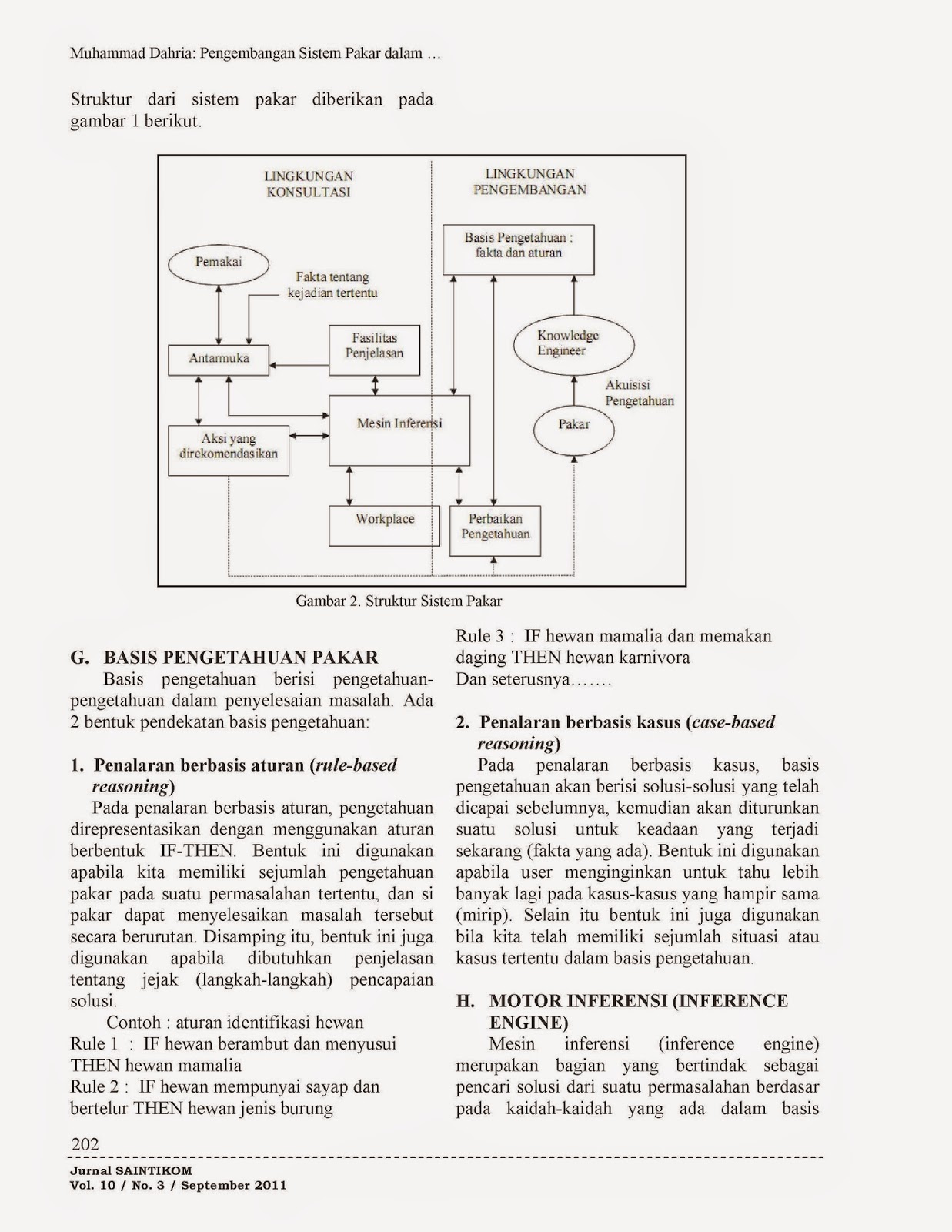 sistem pakar: PENGEMBANGAN SISTEM PAKAR DALAM MEMBANGUN SUATU APLIKASI