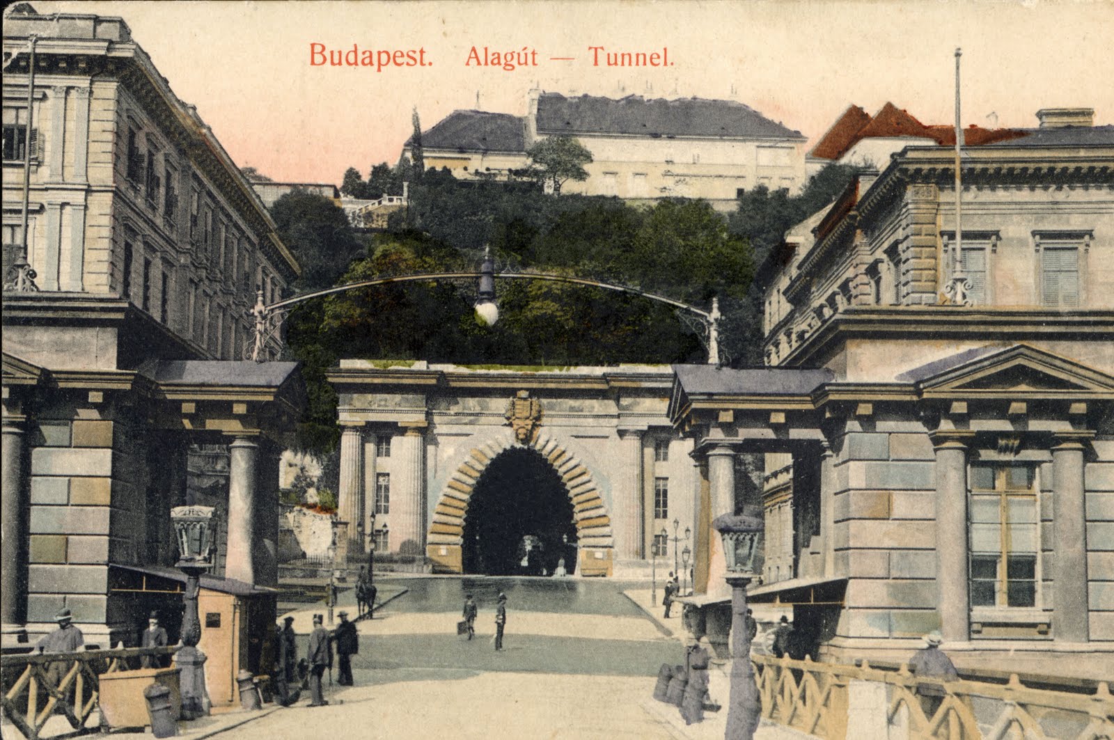Old Budapest/Budapest régen: Budapest 1908 - Buda Castle District: Tunnel