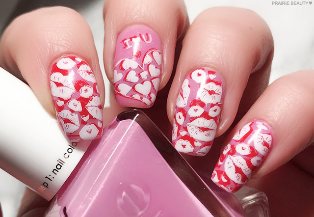 VALENTINE'S DAY: Red & Pink Nail Art - Prairie Beauty