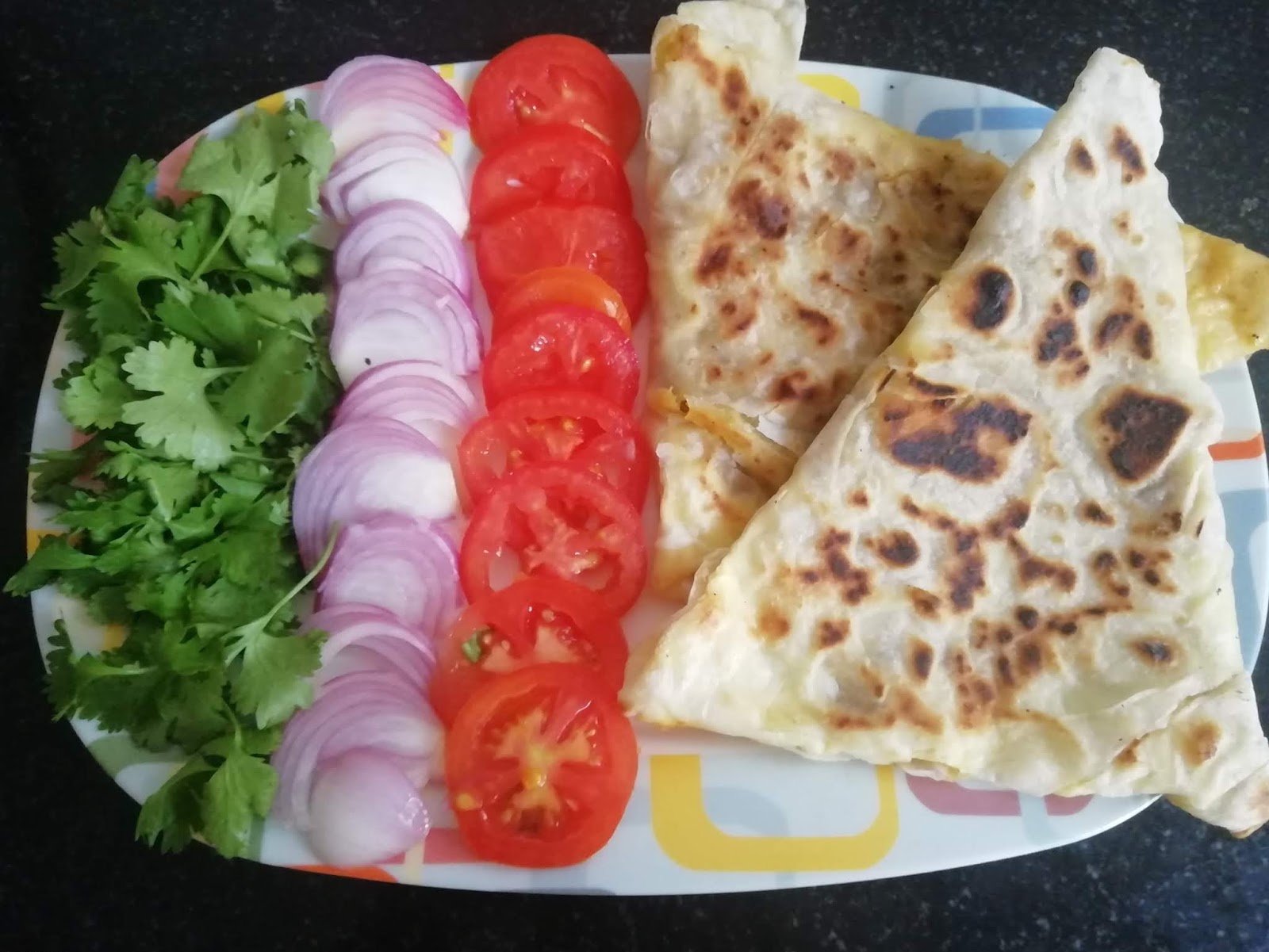 Ceylon parotta with keema stuff