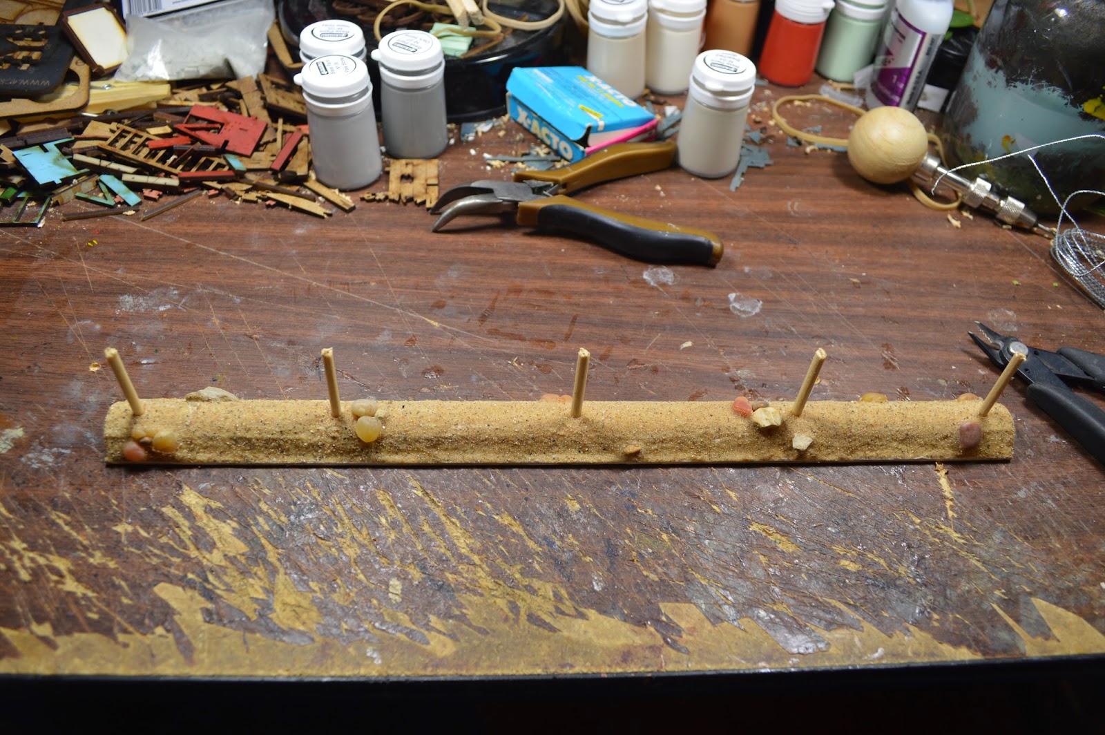 Jay's Wargaming Madness: Making Bocage For 28mm World War 2