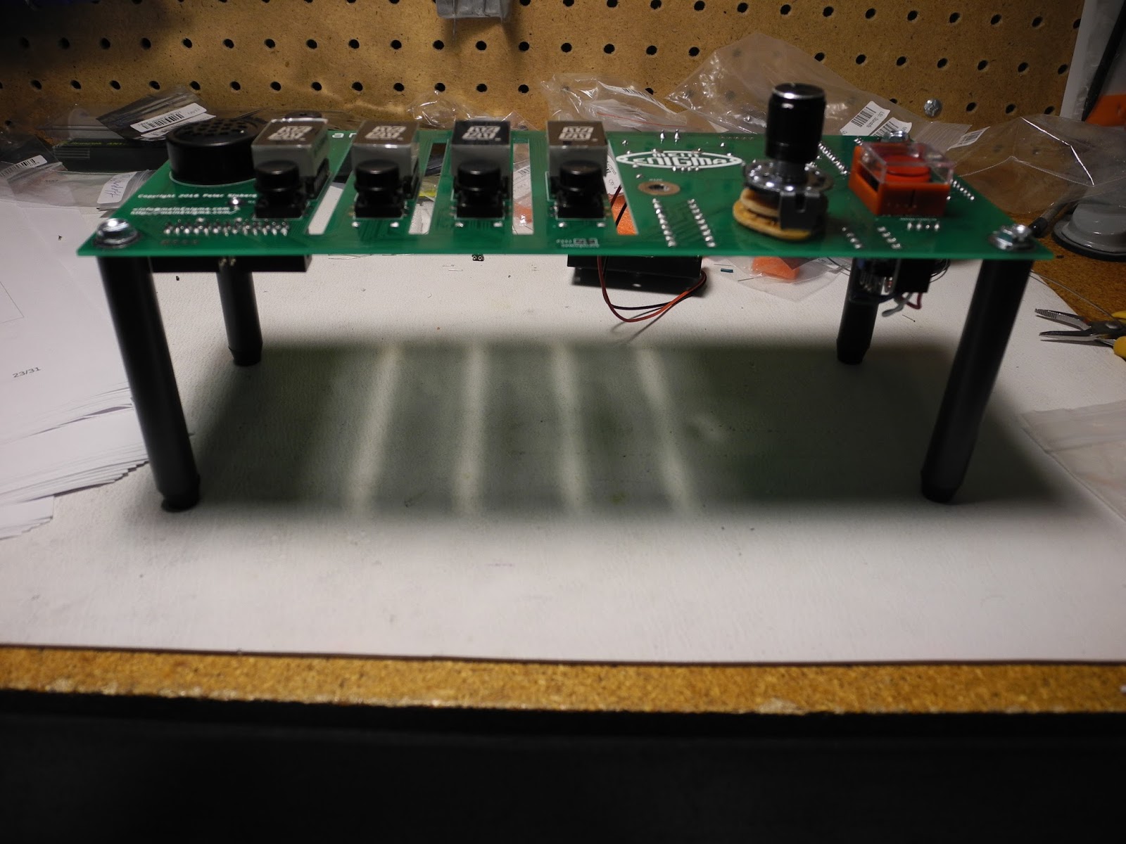 Jeff Tranter's Blog: The MeinEnigma Enigma Machine Kit - Assembly