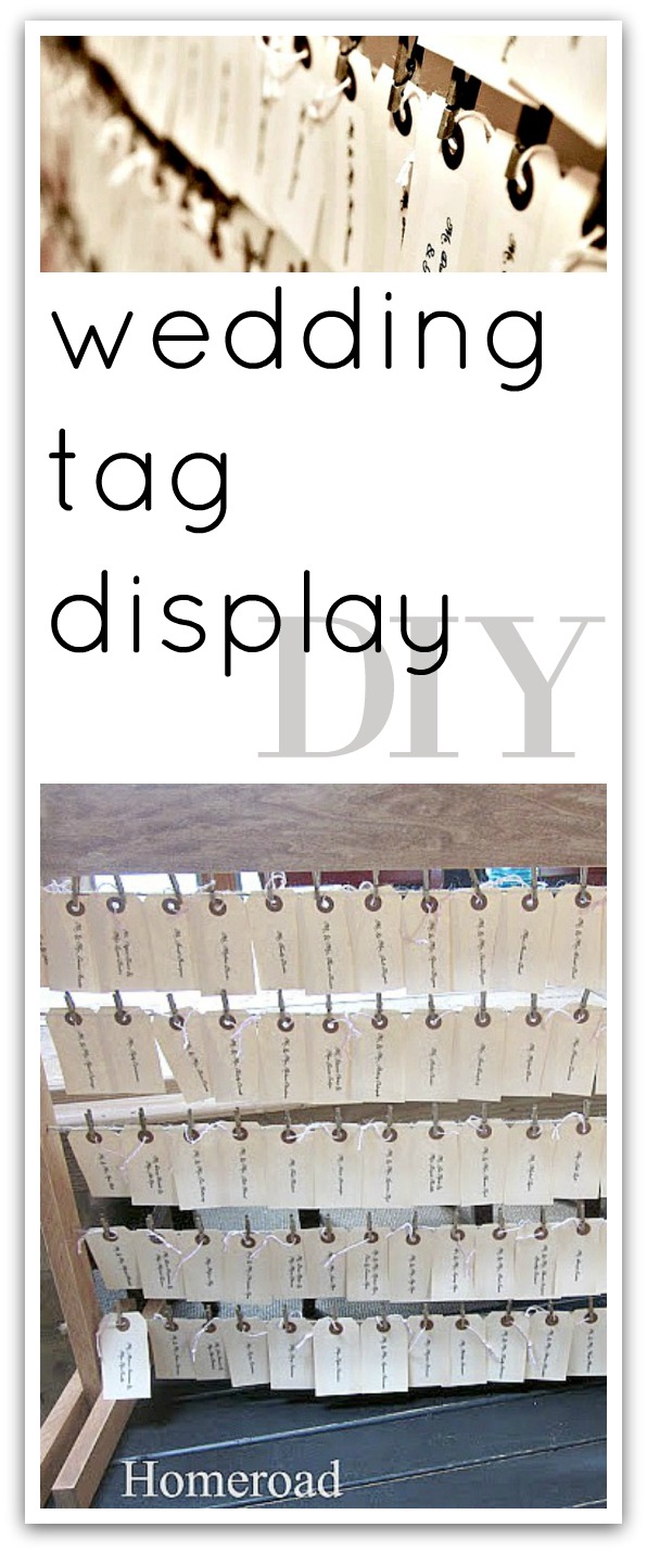 Wedding ~ Seating Tag Frame