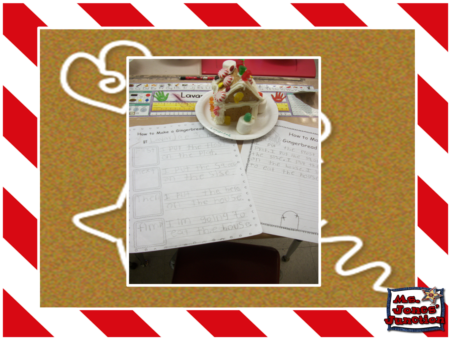 Ms. Jones' Junction: Winter Break...Gingerbread Houses..and a FREEBIE