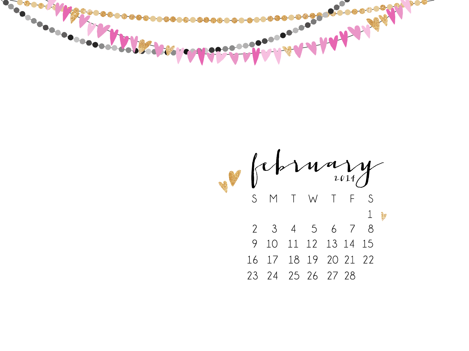 freebie: February desktop wallpapers | Miss Audrey Sue
