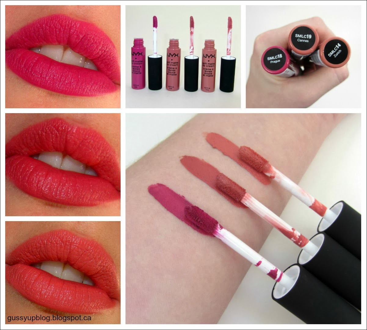 NEW! NYX Soft Matte Lip Creams, Review and Swatches |Gussy Up!