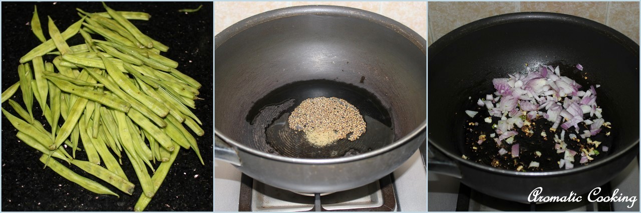 Aromatic Cooking: Gawar Aloo Subzi, Cluster Beans ( Kothavarangai ...