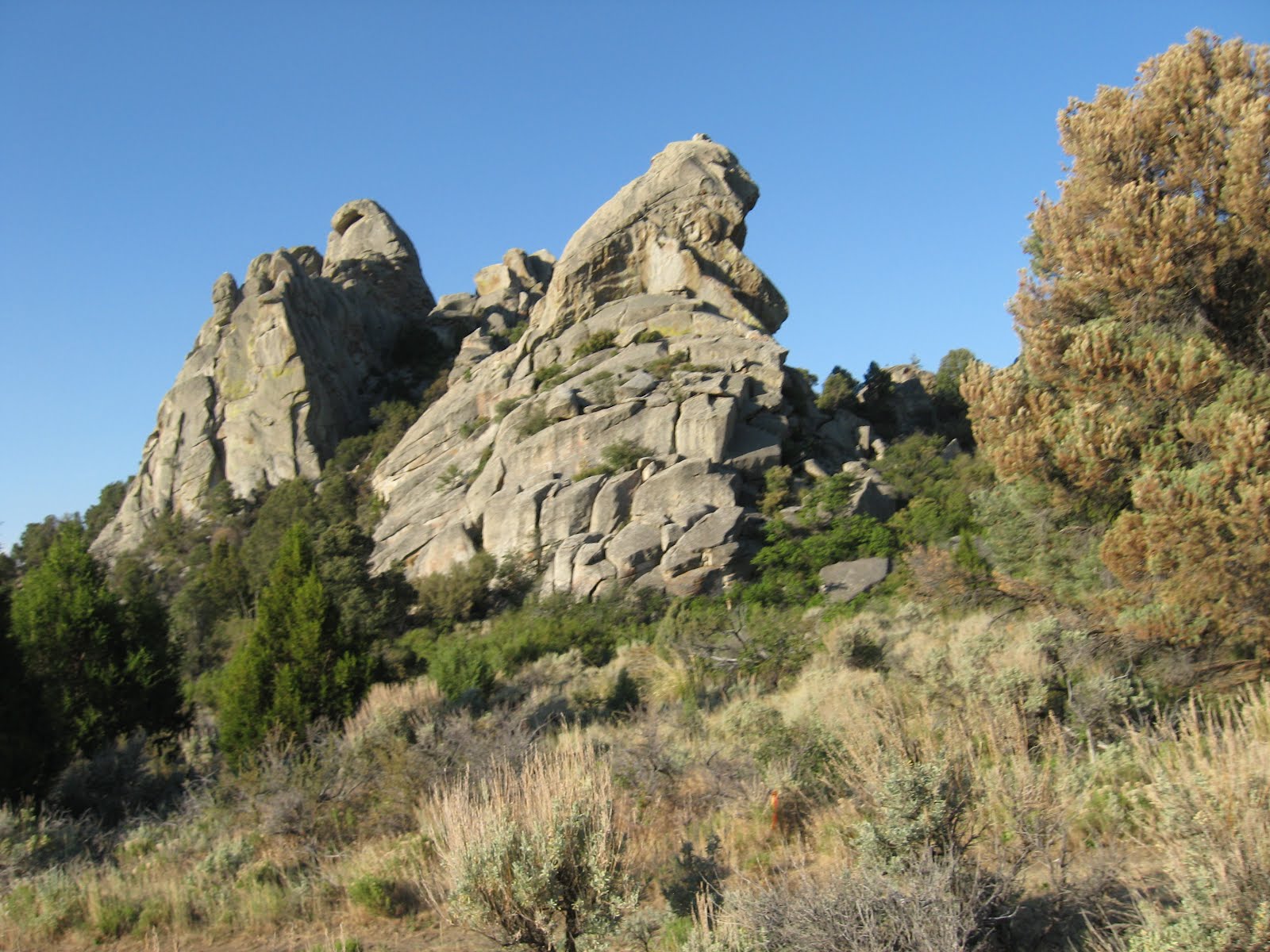 Karen's Horse Tails: City of Rocks - Castle Rocks