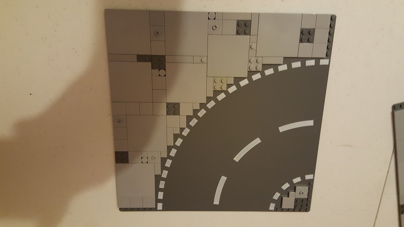 Matt's Lego fun: How I cover my sidewalks on Lego road plates