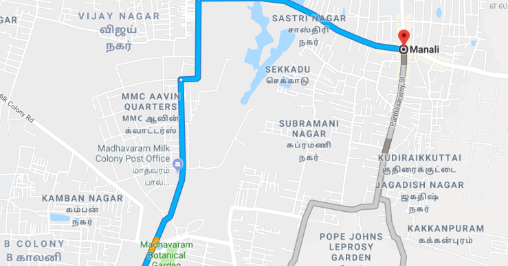 Moolakadai - Manali - Share Auto Routes – Chennai - Share Auto