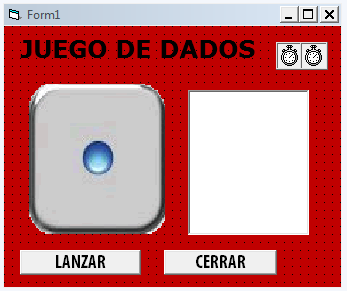 Creacion de Juegos en Visual Basic 6.0: JUEGO DE DADOS