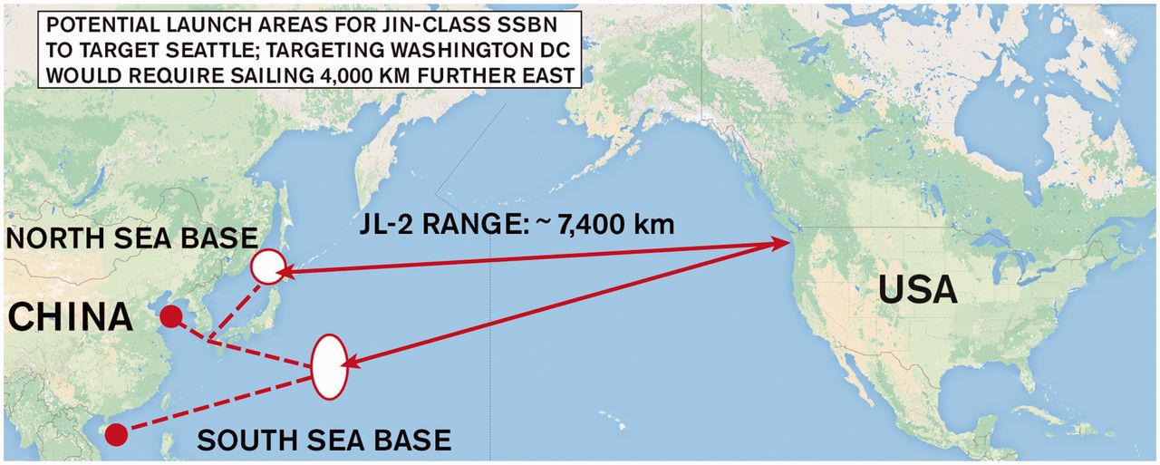 Submarine Matters: China's current SSBNs limited by their SLBMs - Part ...