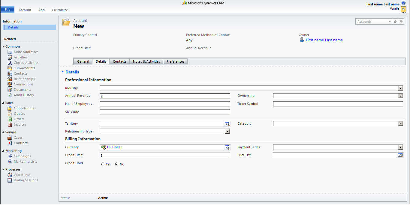 Adding Tabs in CRM 2011 Forms like CRM 4.0 Forms