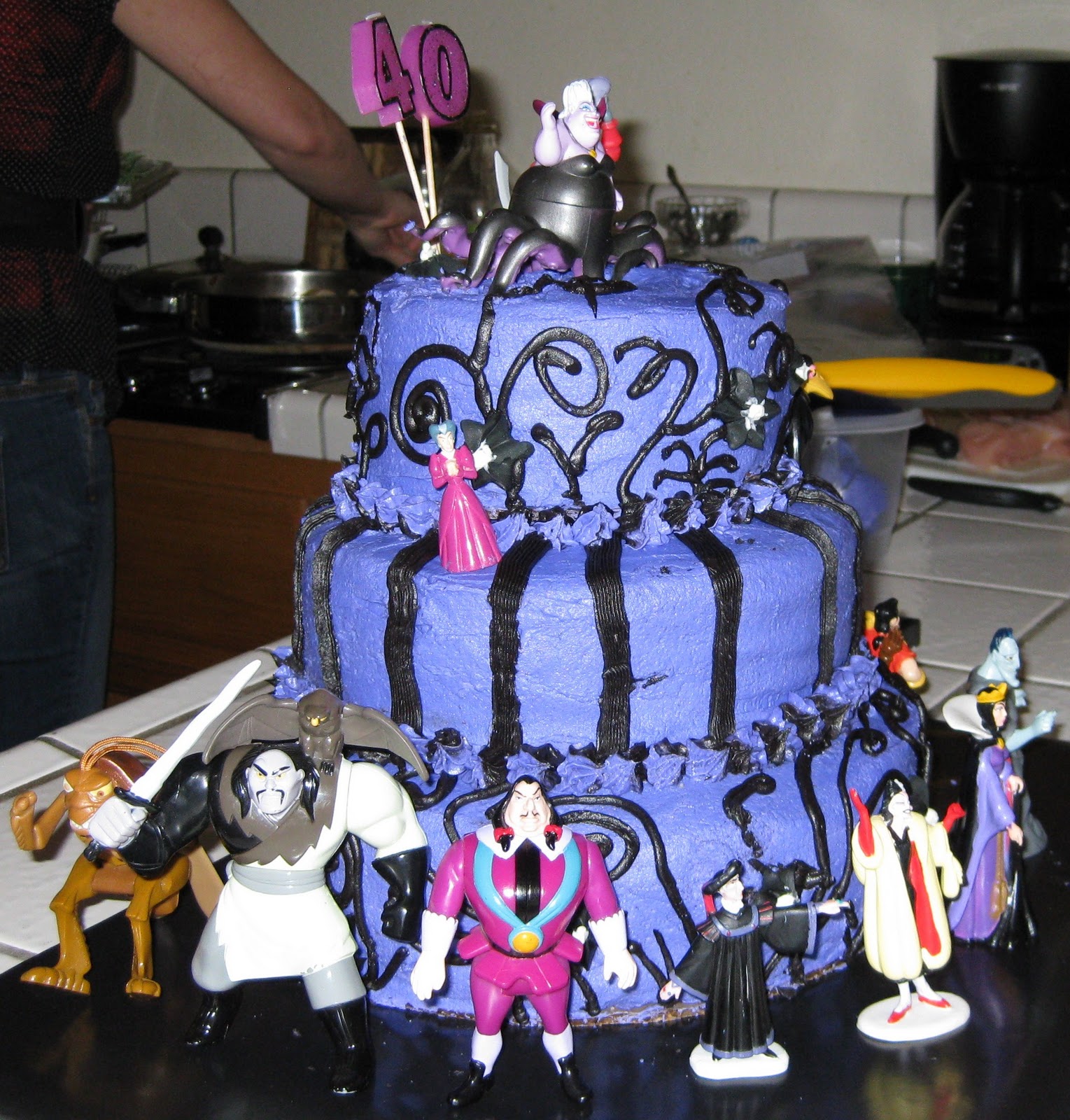 C&J Adventures in Cupcaking: Disney Villains Cake.
