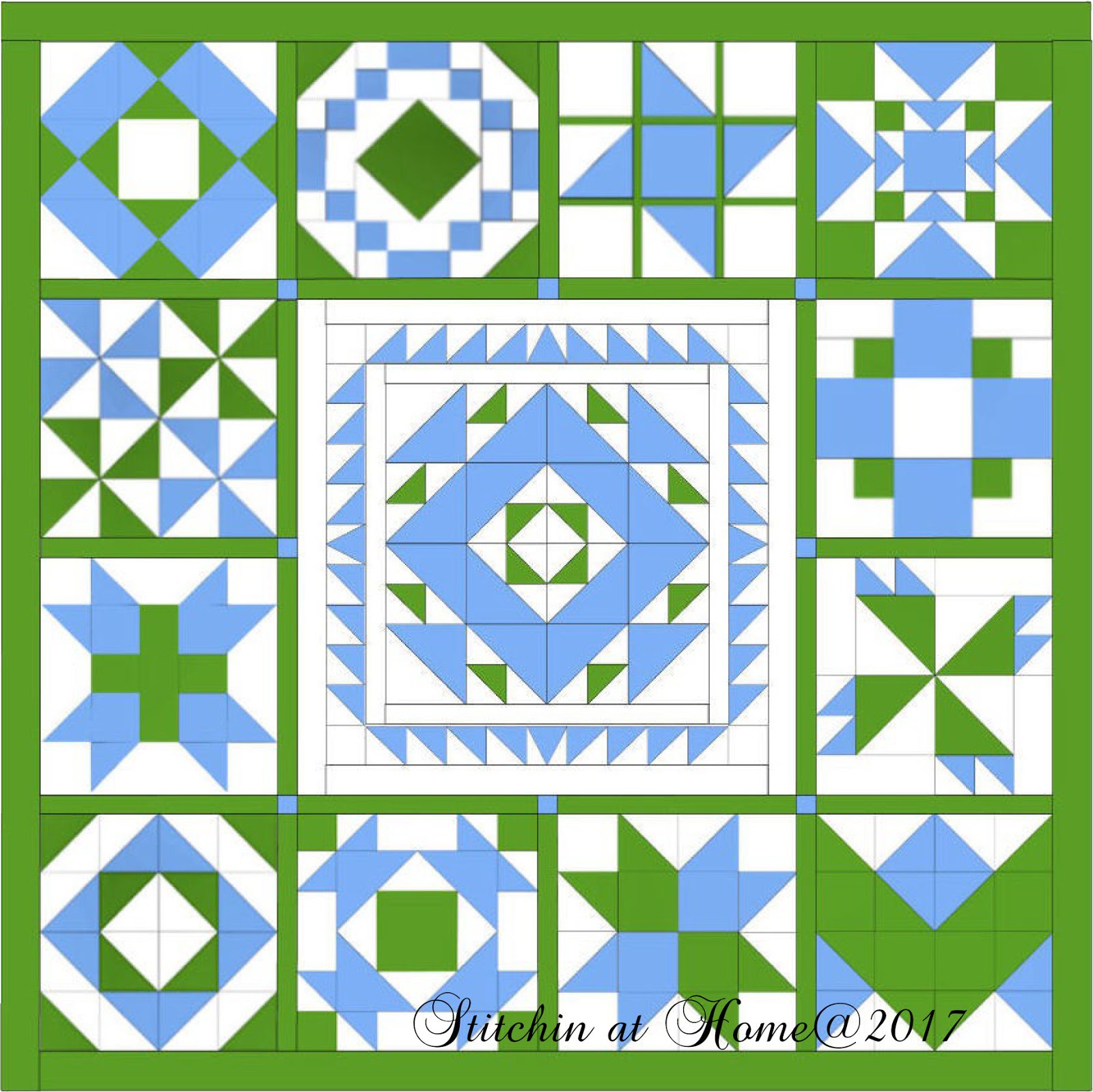 Stitchin At Home: Medallion BOM