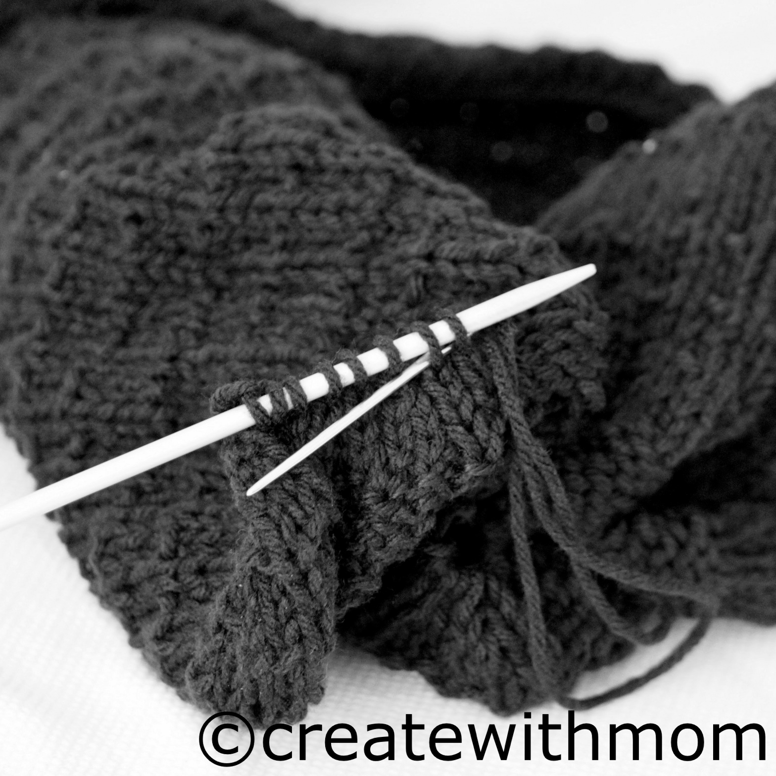 Create With Mom: Knit hat