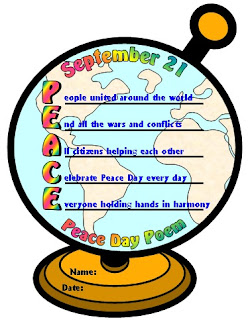 2nd YEAR ESO: PEACE DAY // ACROSTIC POEM