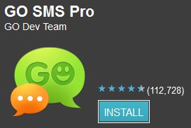 GO SMS Pro - Ubah Tampilan SMS di Android | fariable