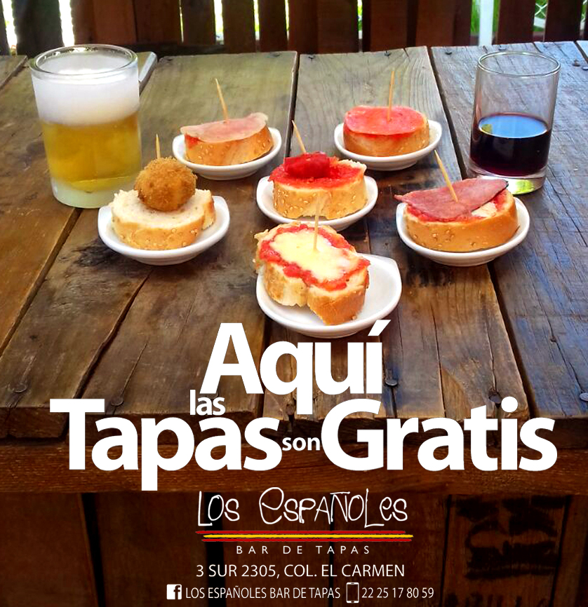 Los Españoles bar de tapas: Aquí las tapas son gratis