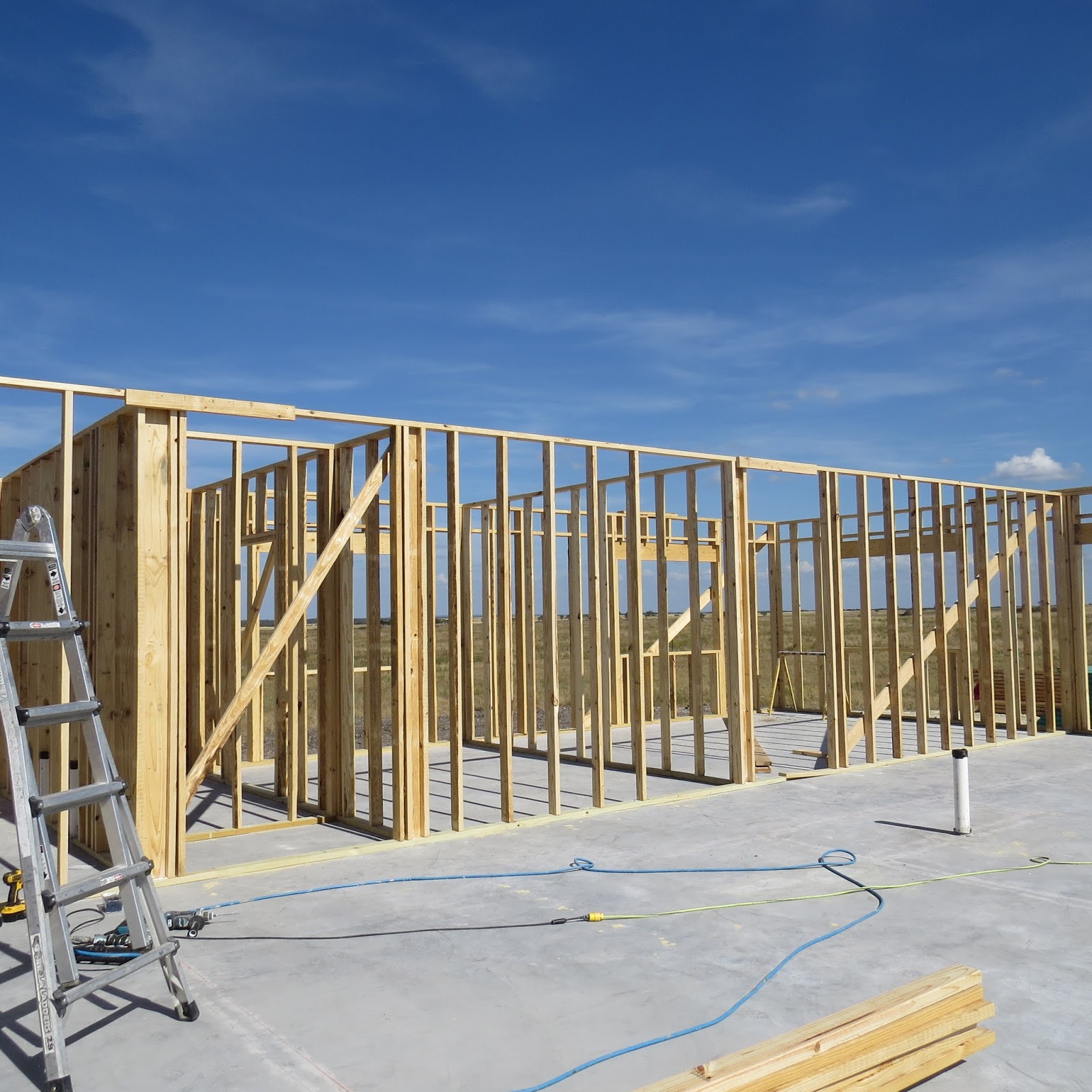 Navasota Ranch: Ranch House Framing