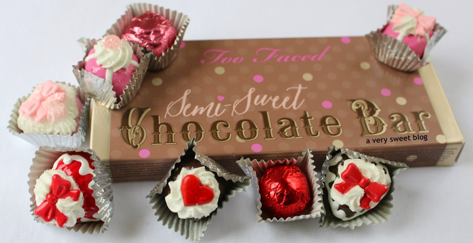 Too Faced Semi Sweet Chocolate Bar & Original Chocolate Bar Revew ...