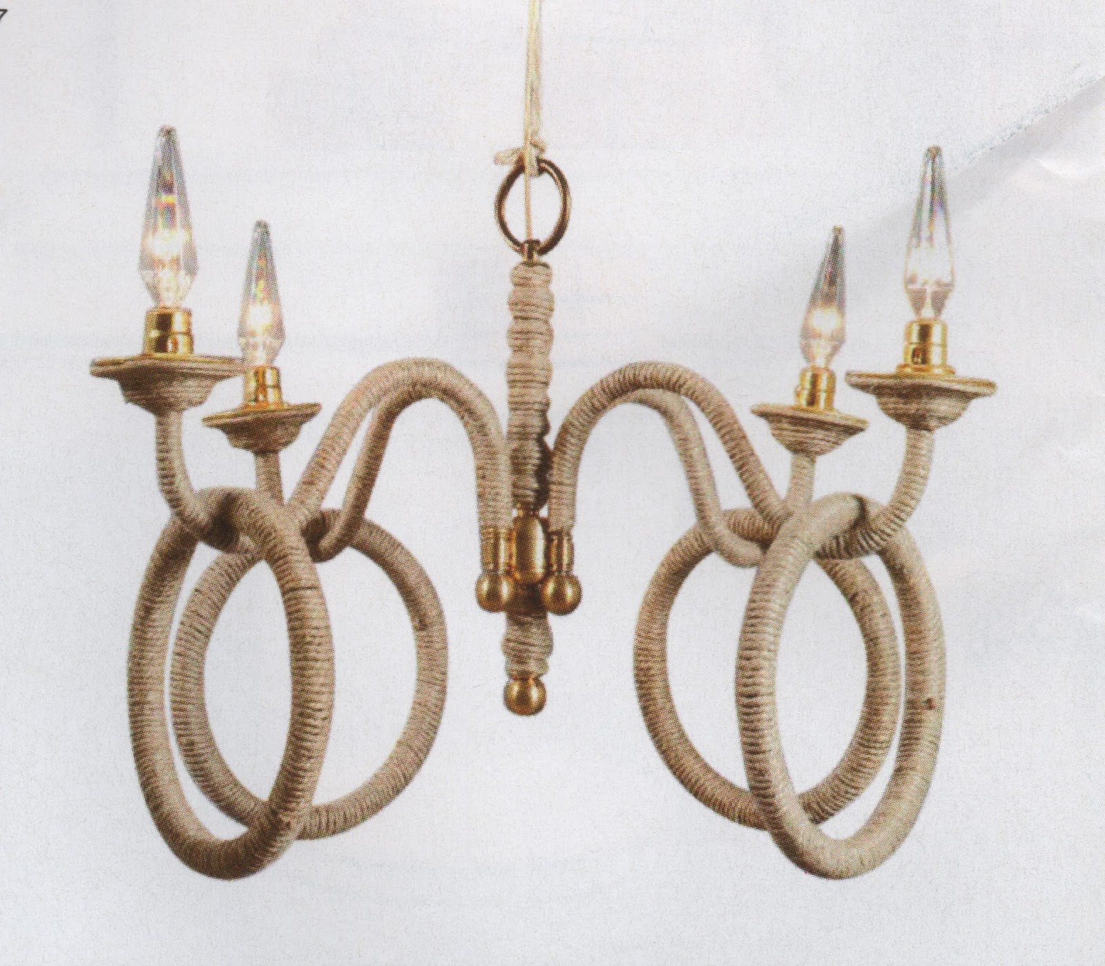 Mel & Liza: Rope Chandeliers