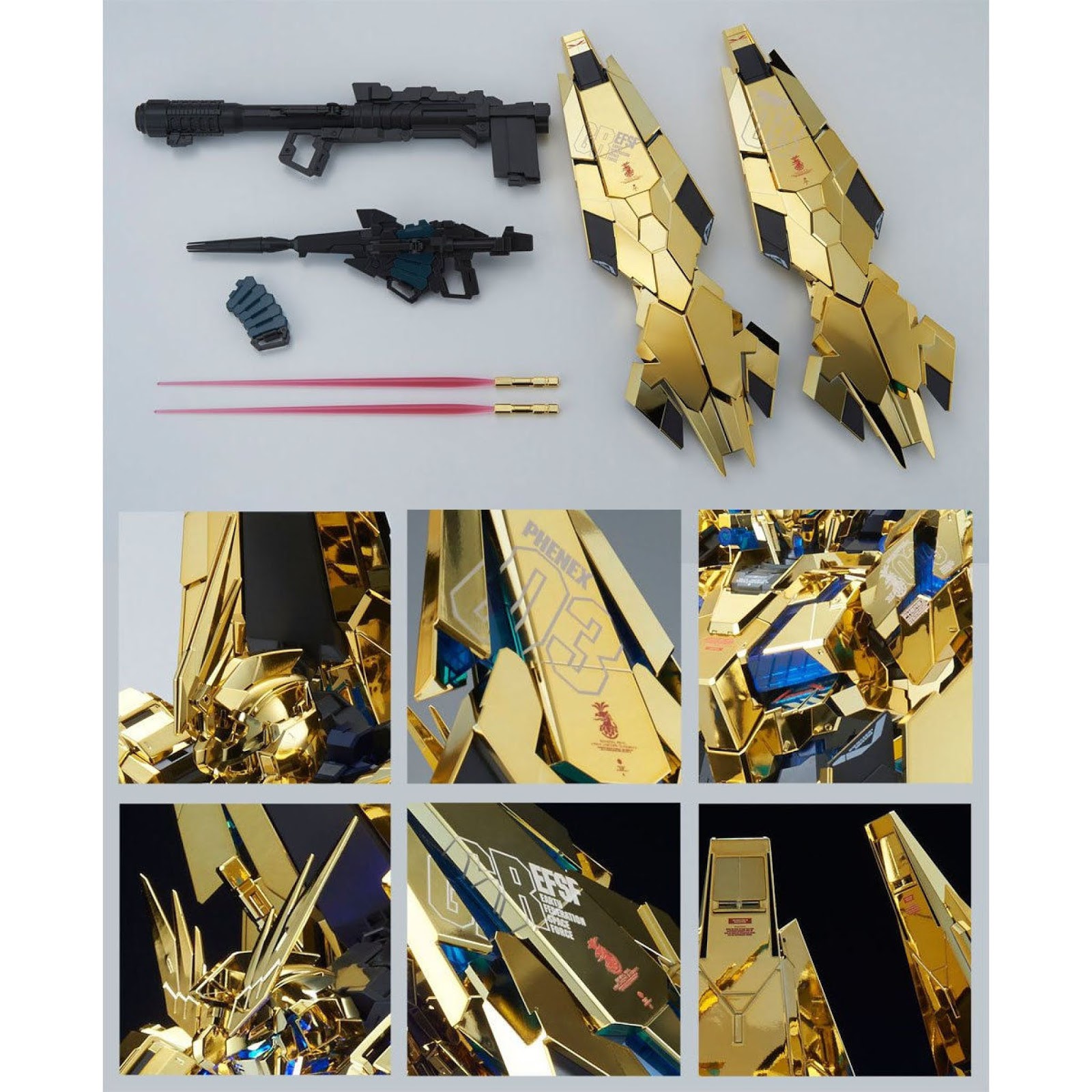 Perfect Grade RX-0 Gundam Unicorn 03 Phenex (Preview)