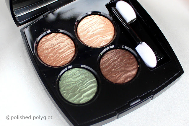 Shopping my stash │ Makeup Look in Green & Brown using Chanel Palette ...