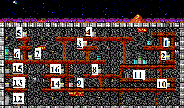 My DOS game reviews: Crystal Caves episode 1