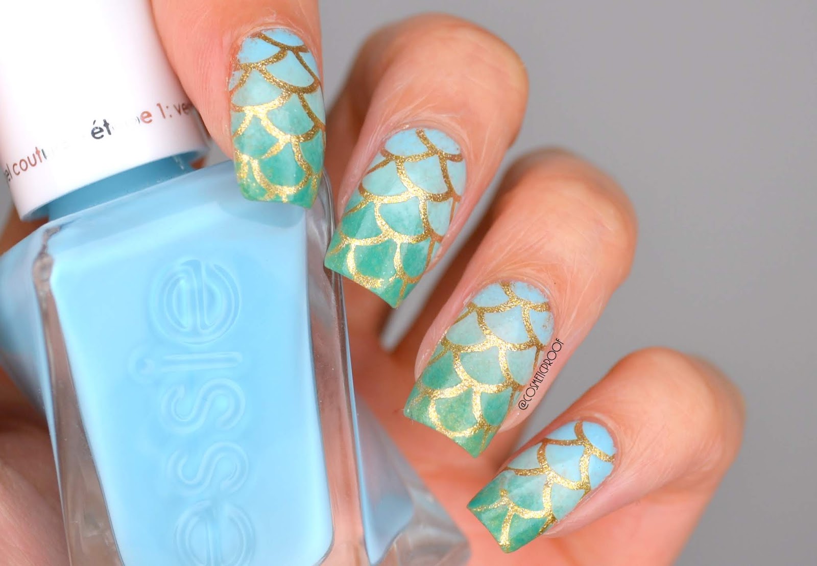 NAILS | Mermaid Scales #CBBxManiMonday | Cosmetic Proof | Vancouver ...
