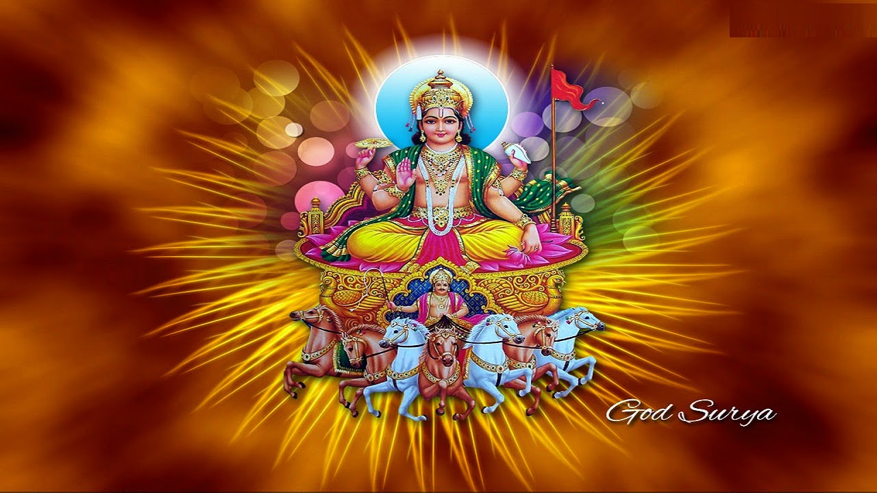 Surya Dev - Hindu God Wallpaper