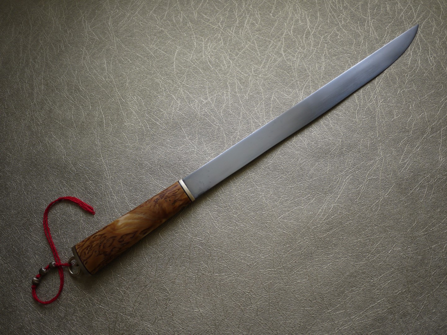 Audhumbla: Viking seax with scabbard.