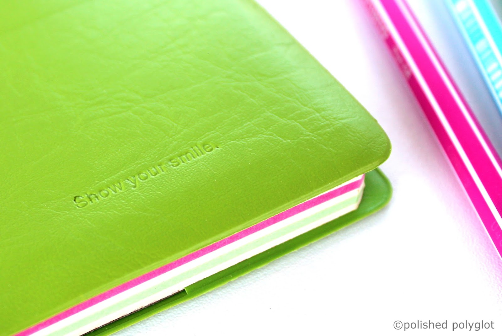 Stationary | Mini Smiley Diary / Polished Polyglot