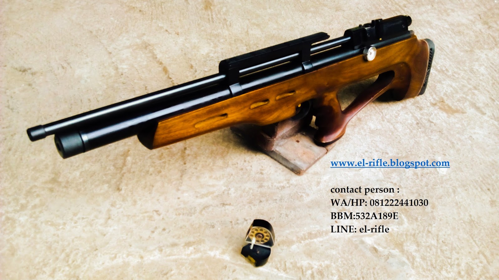 MODEL SENAPAN ANGIN: SENAPAN PCP AIR ARM BULLPUP