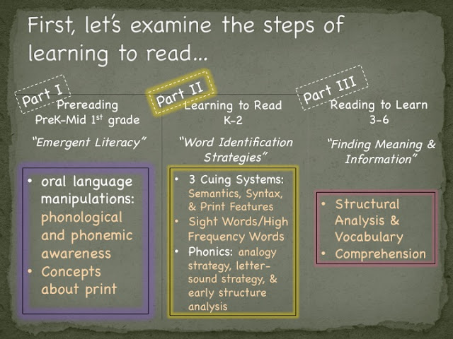 Teaching Reading Series: Part II