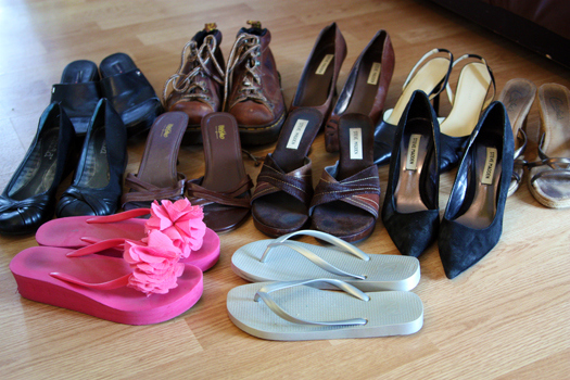IHeart Organizing: April Challenge: Project "Purge" {Shoes}