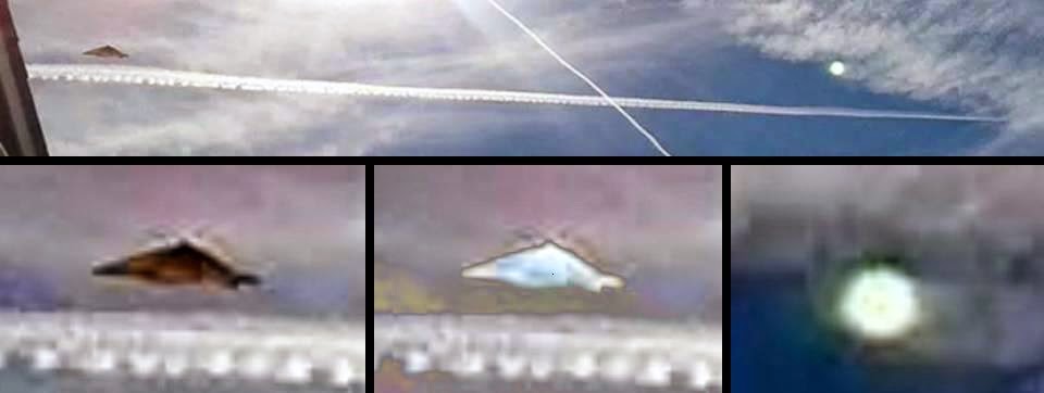 Amazing clear Triangle Shaped UFO and Orb captured over Valley Center ...