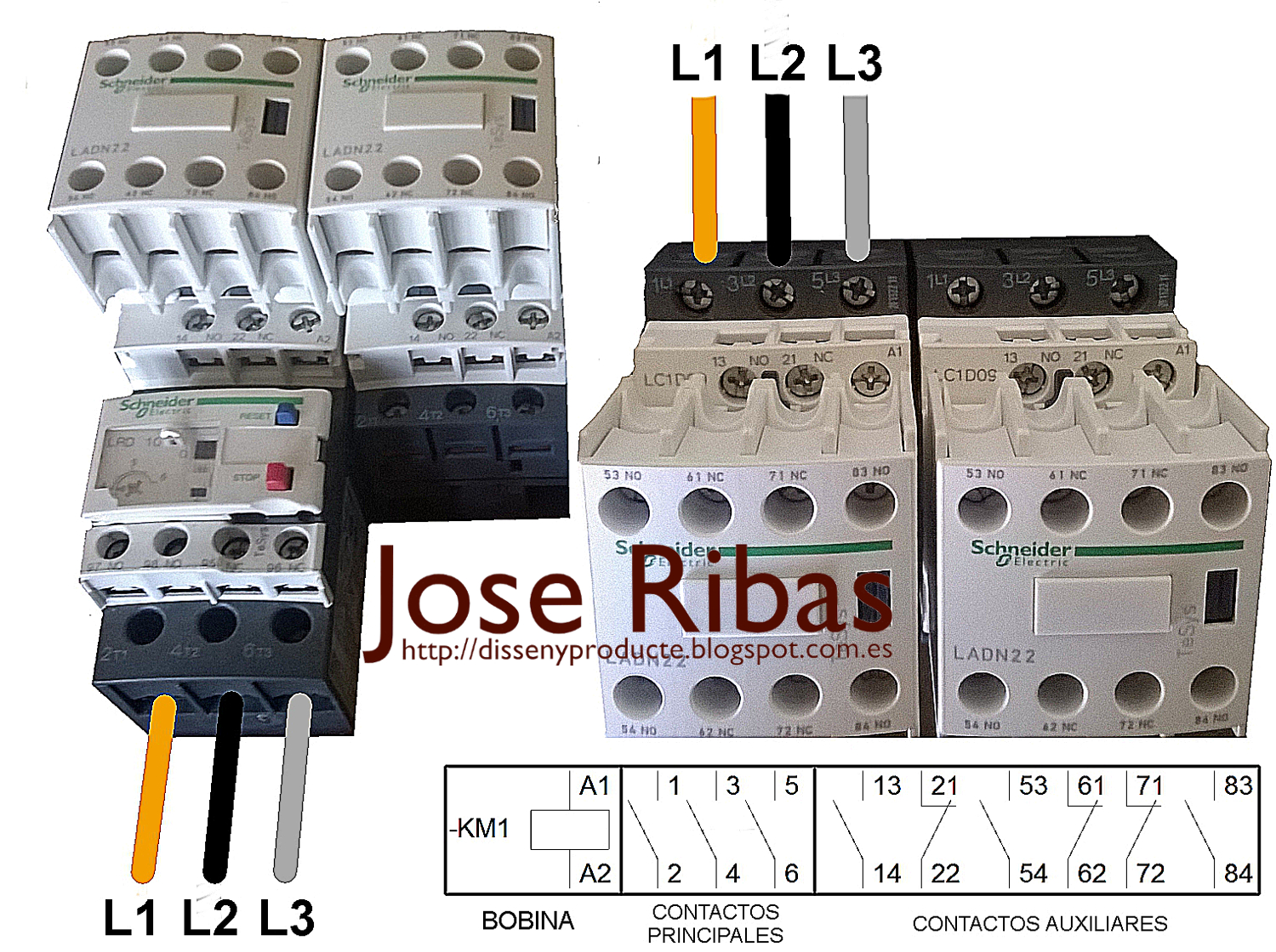 El contactor en los Automatismos. - Jose Ribas | Blog DissenyProducte