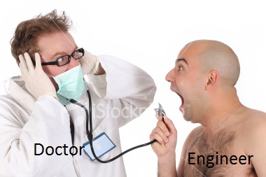 engineers at risk: Doctors V/S Engineers