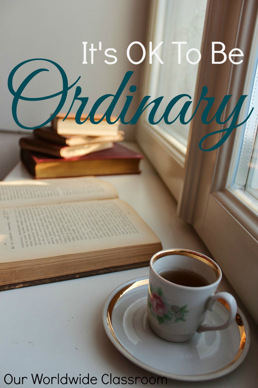 It's OK To Be Ordinary Part 2