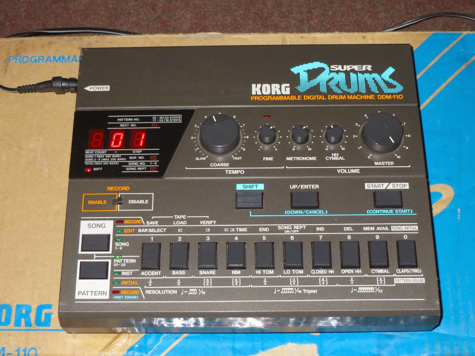 JonDent - Exploring Electronic Music: Korg Drum Machines - The Timeline