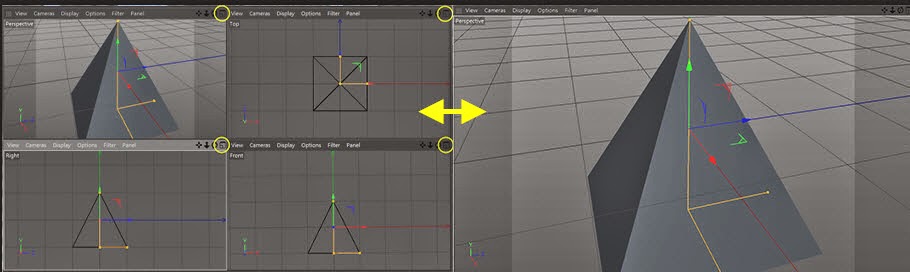 View and Camera Control in C4D : C4D 的視窗操作