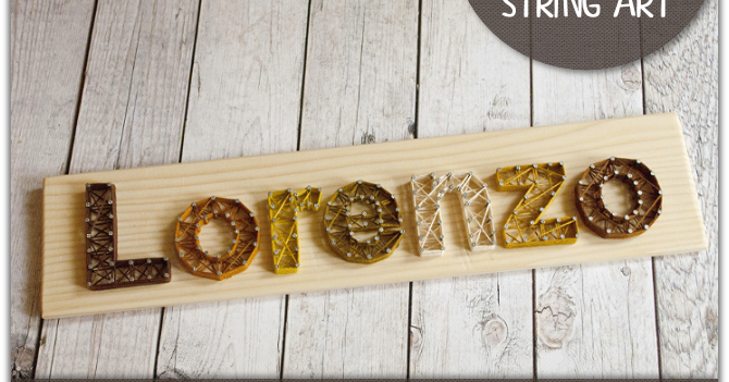 Violini e Violette: Lorenzo string art