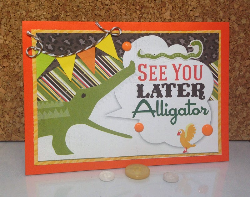 Scrapping with Christine: See You Later (Card)