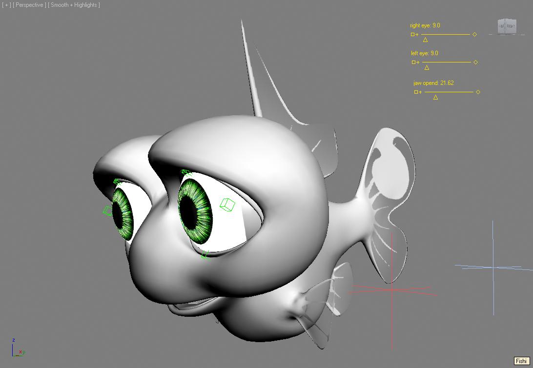 RigsArena - Free Rigs for 3ds Max: Nemo Rigged 3ds Max