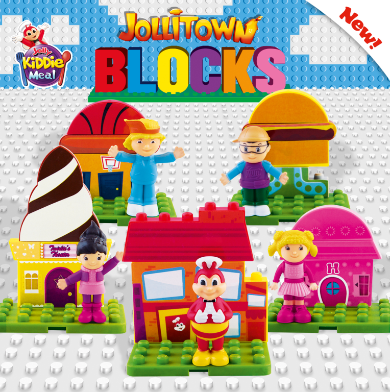 Jollibee Kiddie Meal Jollitown Blocks Make Kids Creative | Snapped and ...