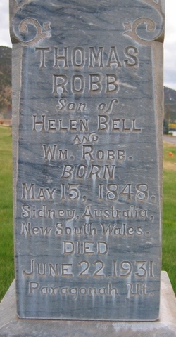 William Robb and Helen Bell: Thomas Robb - Indian War Veteran